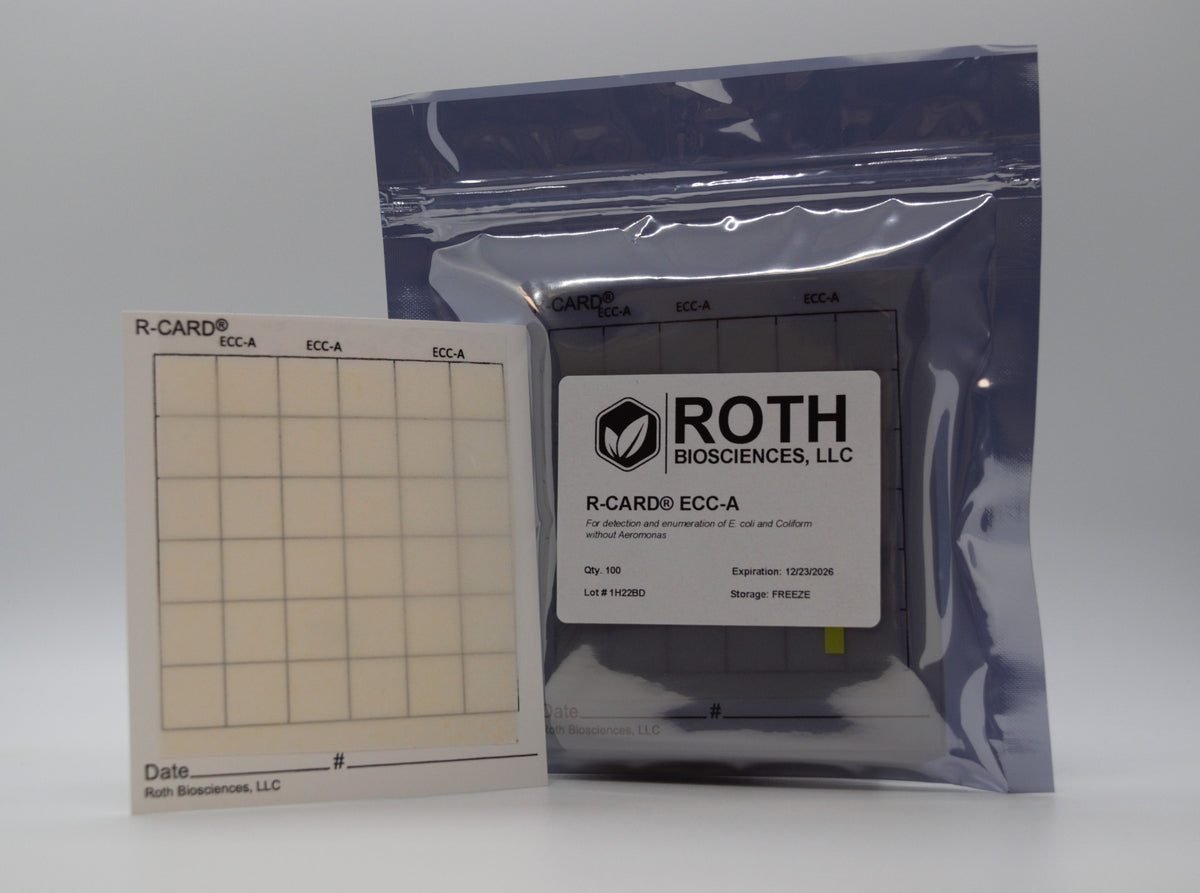 R-CARD® ECC-A - E. Coli /Coliform Rapid Test, No Aeromonas - 100 Tests ...