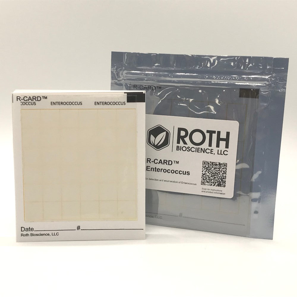 R-CARD® Enterococcus - Rapid Test - Accurate Count - Pack of 25 – Roth ...