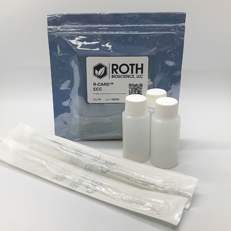 R-CARD® E. coli + Coliforms Water Testing Kit - Rapid Water Test – Roth ...
